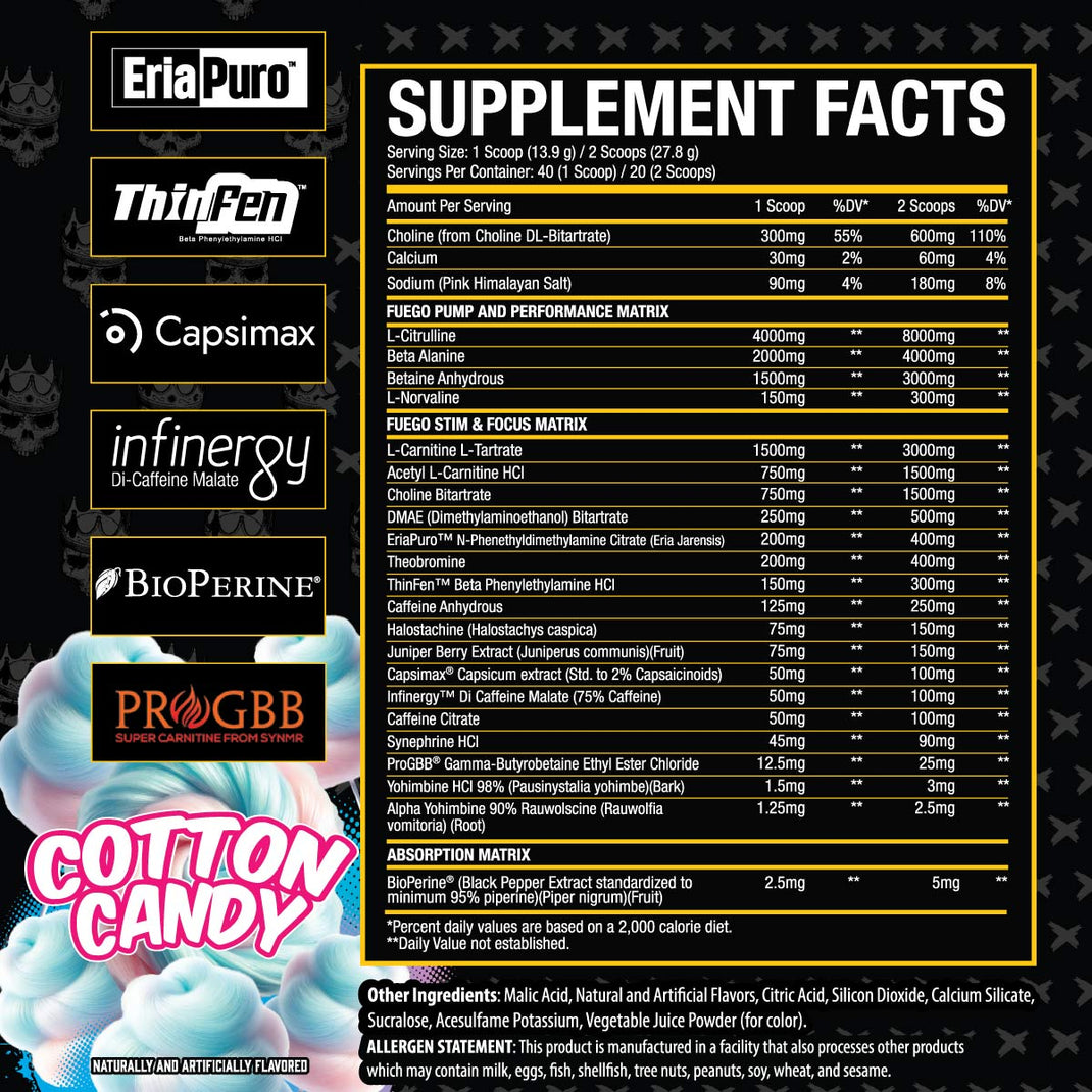 El Jefe® Fuego Pre Workout – Xtremis Cartel